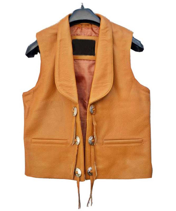 Bonanza Ben Cartwright Leather Vest - Glory Store US